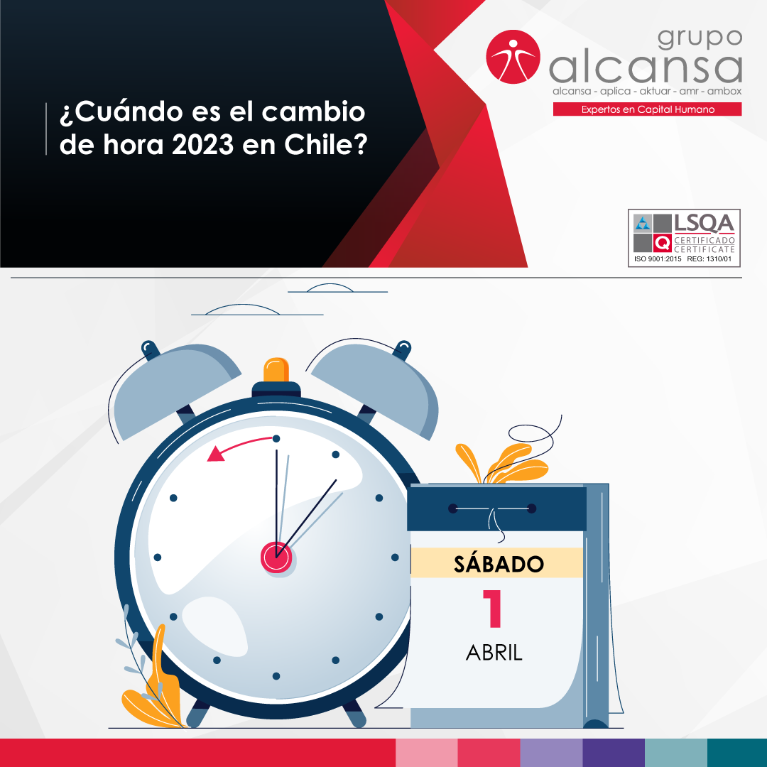¿Cuándo es el cambio de hora 2023 en Chile? - Grupo Alcansa